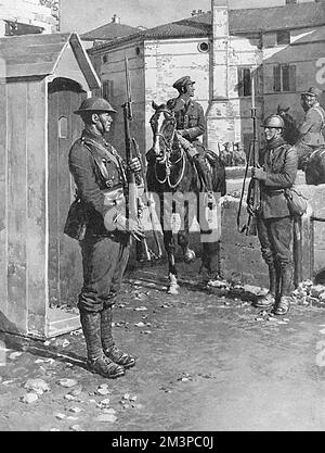 WWI/SENTRY DUTY 1918 Stock Photo - Alamy