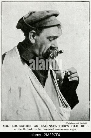 Arthur Bourchier as Old Bill, Bruce Bairnsfather, WW1 Stock Photo - Alamy