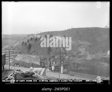 Relocation Central Massachusetts Railroad, westerly tunnel portal ...