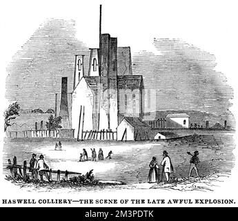 Haswell Colliery disaster 1844 Stock Photo - Alamy