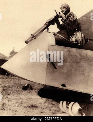 Aircraft Lewis Machine Gun Stock Photo - Alamy