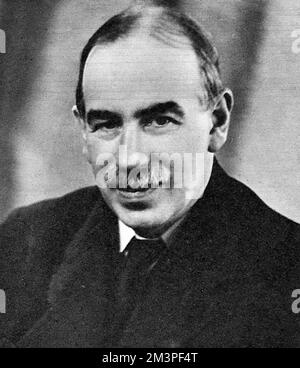 JOHN MAYNARD KEYNES (1883-1946) British economist about 1935 Stock ...