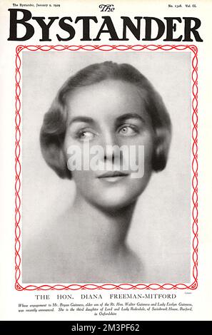 DIANA MITFORD Lady Mosley (1910-2003) one of the Mitford sisters ...