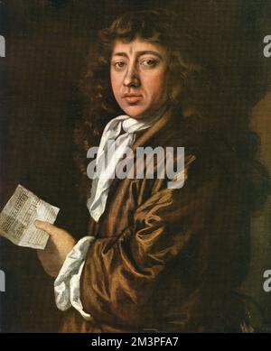 Samuel Pepys portrait Stock Photo - Alamy
