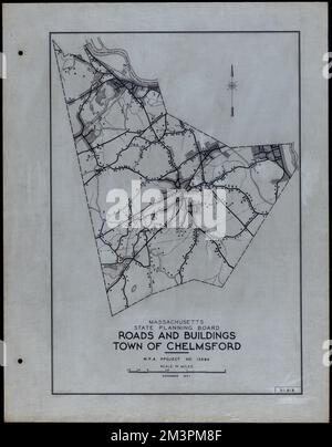 Topography Town of Chelmsford , Roads, Cities and towns, Land use ...