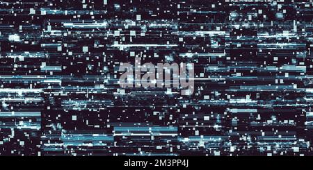 Seamless digital pixel glitch abstract error background overlay pattern ...