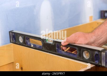 When installing kitchen cabinets level is used for accurate ...