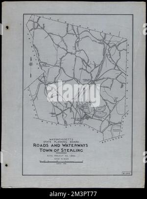 Topography Town of Sterling , Roads, Cities and towns, Land use mapping ...