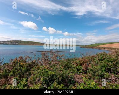 Celtic Sea Bay near Clonakilty, Ireland. Beautiful seascape. Blue sky ...
