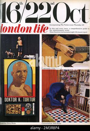 Front cover of London Life magazine, the short-lived but impossibly hip ...