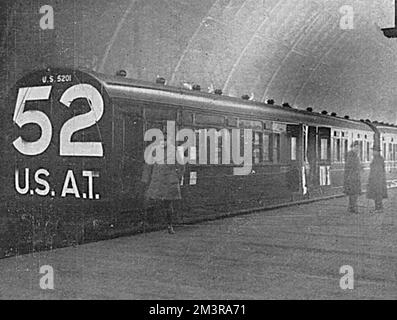 The first ambulance train built by the Midland Railway Company for the ...