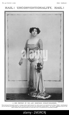 A portrait of Lady Constance Stewart Richardson, an influential figure ...