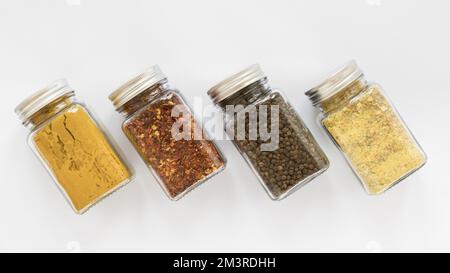 High angle arrangement with jars. High quality photo Stock Photo - Alamy