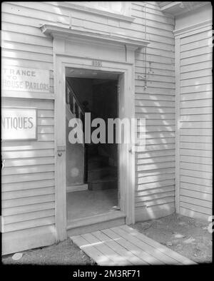 Salem, 310 Essex Street, exterior detail, window, Jonathan Corwin house ...