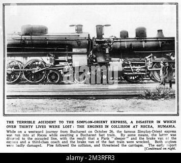 ORIENT EXPRESS TRAIN DISASTER Stock Photo - Alamy
