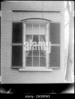 Salem, 33 Summer Street, exterior detail, rear door and window, Doyle ...