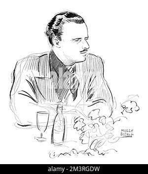 Oswald Mosley. Portrait of the British fascist politician, Sir Oswald ...