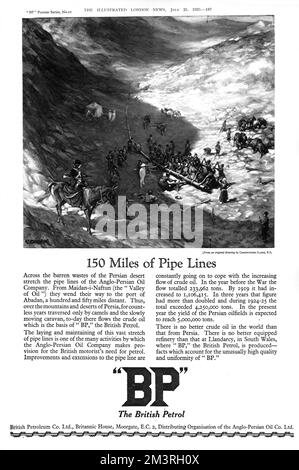 BP British petroleum advert in a NatGeo magazine, August 1993 Stock ...