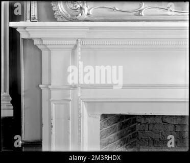 Salem, 7 Cambridge Street, Hamilton Hall, interior, west side, 1808 ...