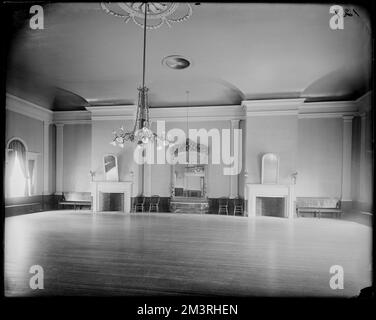 Salem, 7 Cambridge Street, Hamilton Hall, interior, mantel , Halls ...