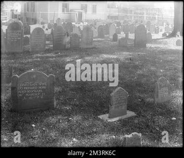 Salem, Charter Street, monuments, burying ground, gravestones, John and ...