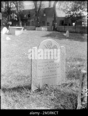 Salem, Charter Street, monuments, gravestone, Mary Cromwell ...