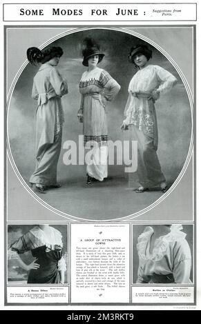 Fashion for June 1913 Stock Photo - Alamy