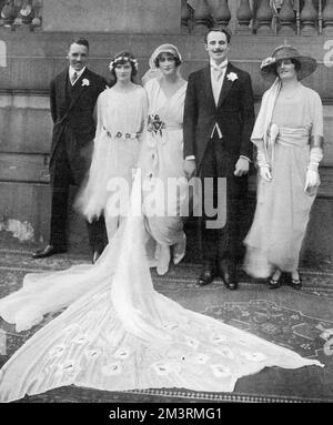 Marriage of Lady Alexandra (Baba) Curzon and Major Edward Dudley ...