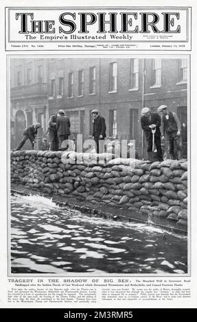 Flooded London streets 1928 Stock Photo - Alamy