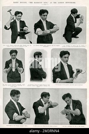 Houdini In Handcuffs Stock Photo - Alamy