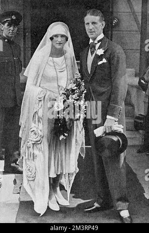 Major Fruity Metcalfe and Lady Alexandra Metcalfe arrived at Château de ...