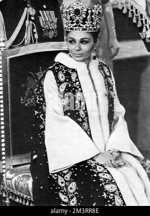 The Coronation of the Shah of Iran - Mohammad Reza Pahlavi Stock Photo ...