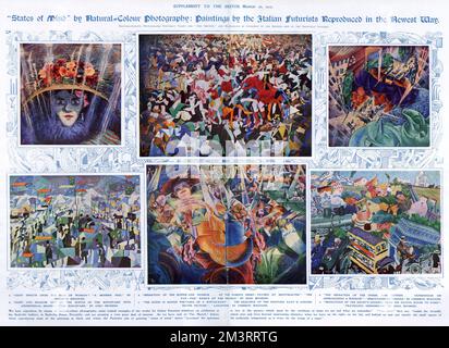 Double page spread from The Sketch showing portraits of peers of the ...