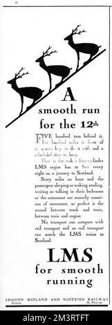 LNER Advertisement - August 12th Stock Photo - Alamy