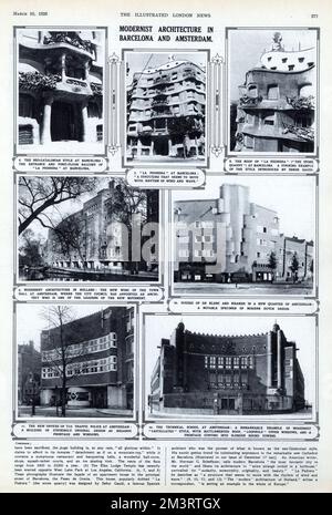 Modern architecture of 1928 Stock Photo - Alamy