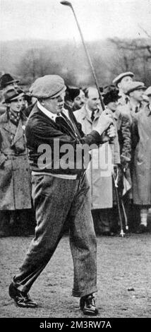 James Braid playing at an exhibition match Stock Photo - Alamy