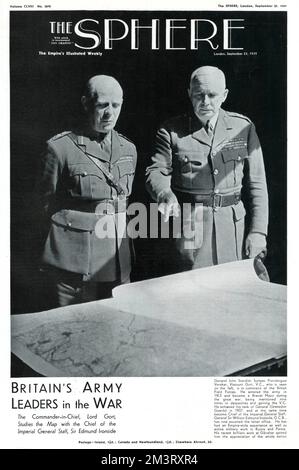 Sir Edmund Ironside, Chief of the Imperial General Staff, arrives at 10 ...