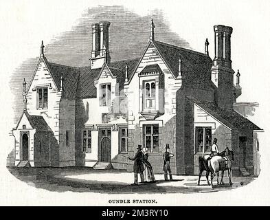 Oundle railway station Stock Photo - Alamy