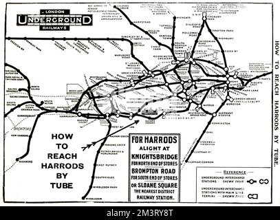 Map of London Underground railway, Hampstead Tube Stock Photo - Alamy