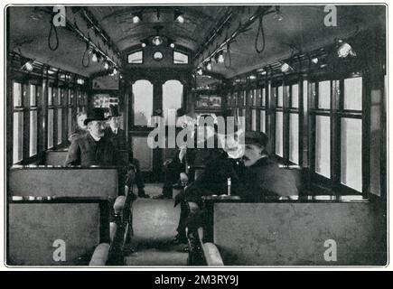 Underground railway electrification, London 1904 Stock Photo - Alamy