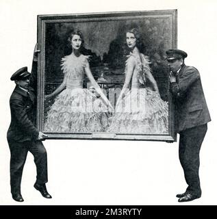 The Ruthven Twins Stock Photo - Alamy