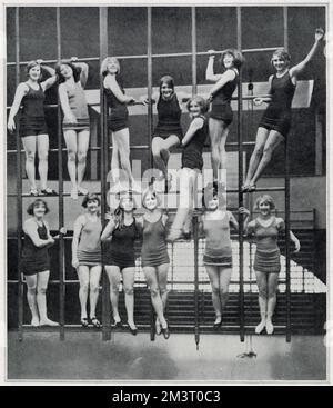 Revue dancers, 1925 Stock Photo - Alamy