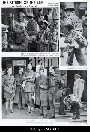 Return of British Expeditionary Force from Dunkirk, WW2 Stock Photo - Alamy