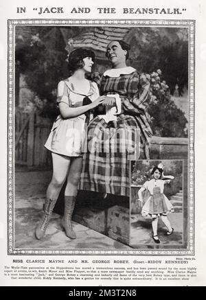 George Robey as Pantomime Dame Stock Photo - Alamy