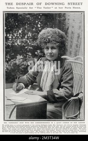 CHRISTABEL PANKHURST Suffragette & daughter of Emmeline Pankhurst. she ...