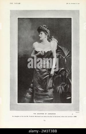 Almina Herbert, Countess of Carnarvon Stock Photo - Alamy