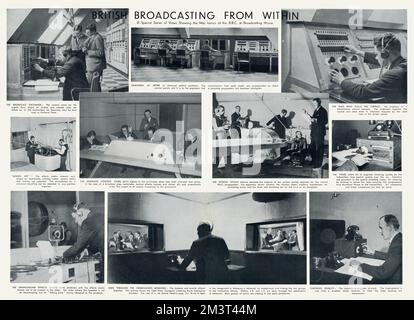 British Broadcasting from Within Stock Photo - Alamy