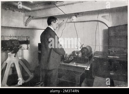 The Italian electrical engineer Guglielmo Marconi, who invented radio ...