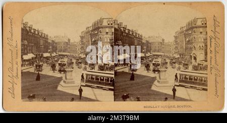 Scollay Square , Cities & towns, Streets. Edmund L. Mitchell Collection ...