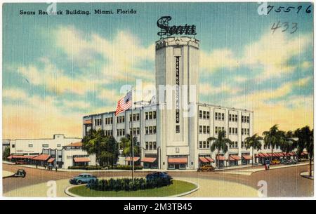 Sears Roebuck building, Miami, Florida , Commercial facilities, Tichnor ...